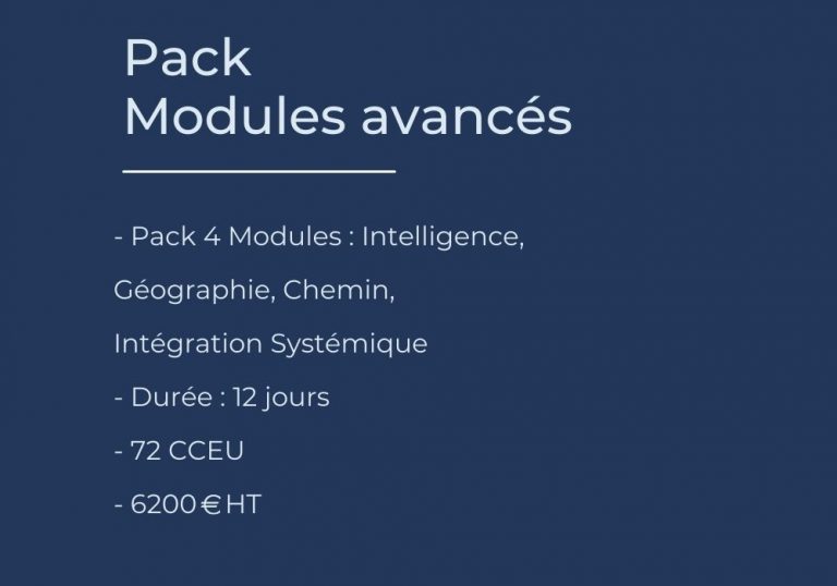 Pack Modules avancés - Ecole de Coaching Systémique ORSC™